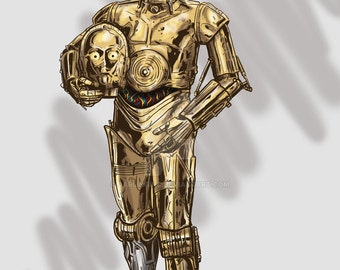 C3p0 | Etsy
