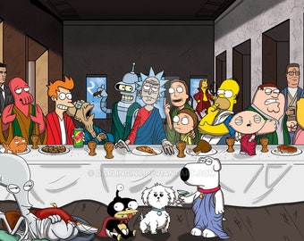 The Last Supper Simpsons