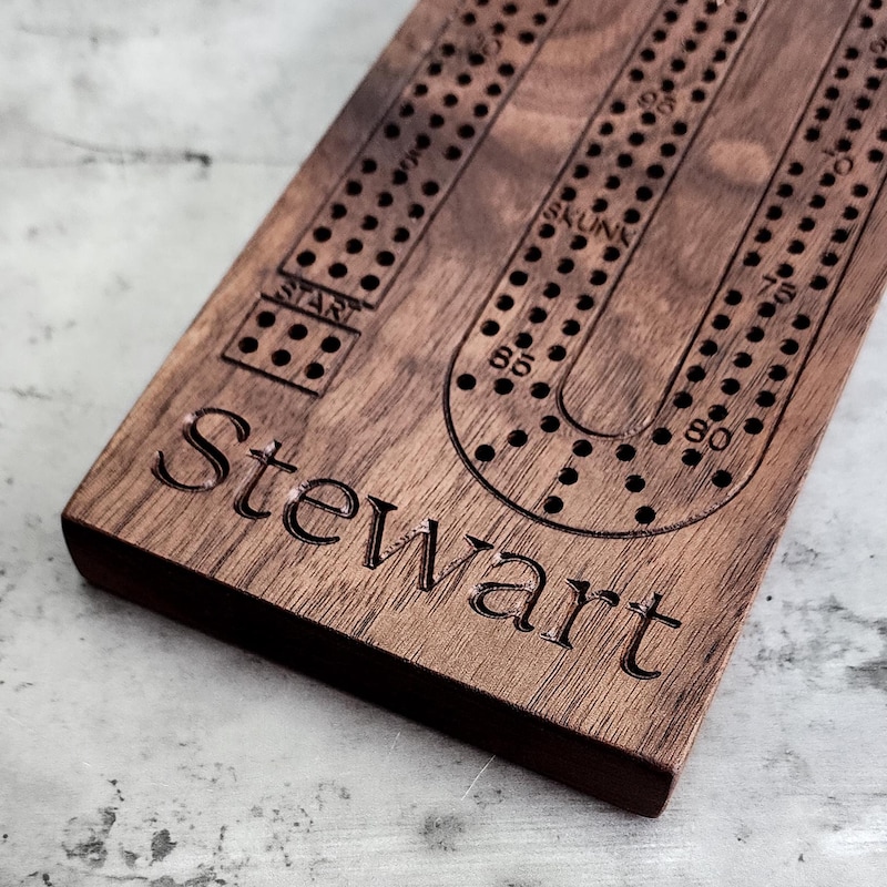 Cribbage Board - Etsy Canada