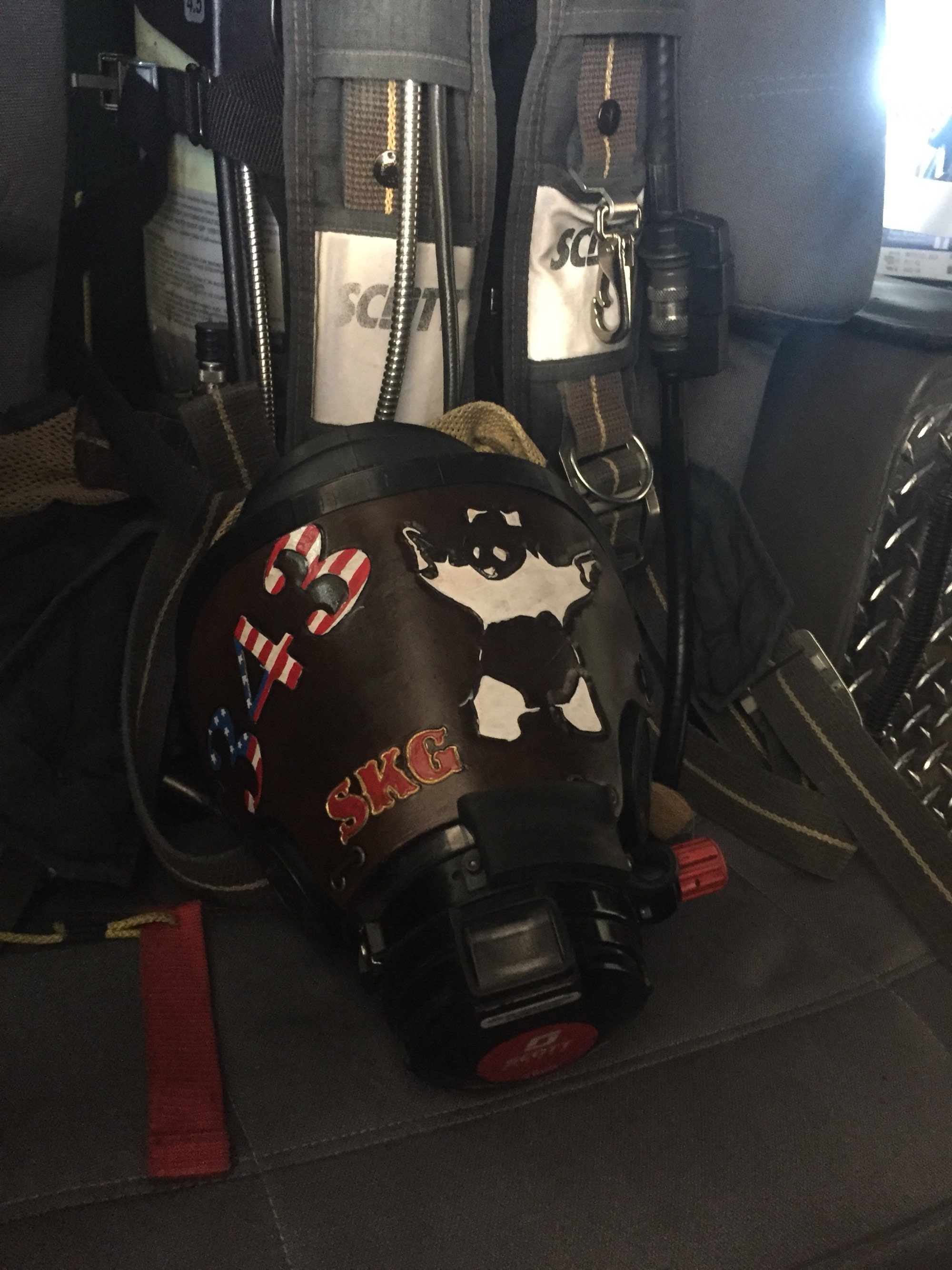 Custom Leather Scba Mask Shield Cover | Etsy Canada