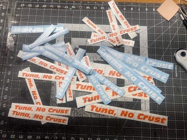 Tuna, No Crust Sticker, Vinyl Paul Walker Remembrance - Etsy