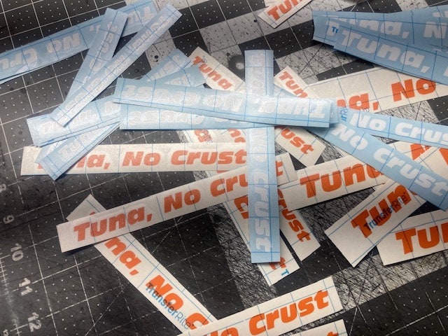 Tuna No Crust Sticker Vinyl Paul Walker Remembrance - Etsy