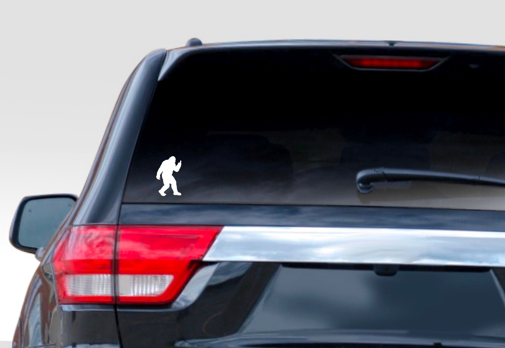 Yeti Sasquatch Big Foot Middle Finger Sticker - Etsy UK