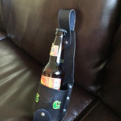 Personalized Leather Drink Slings Beer Holster - Etsy