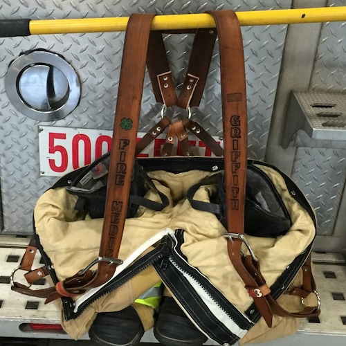 Custom Leather Firefighter Suspenders Genuine Leather - Etsy