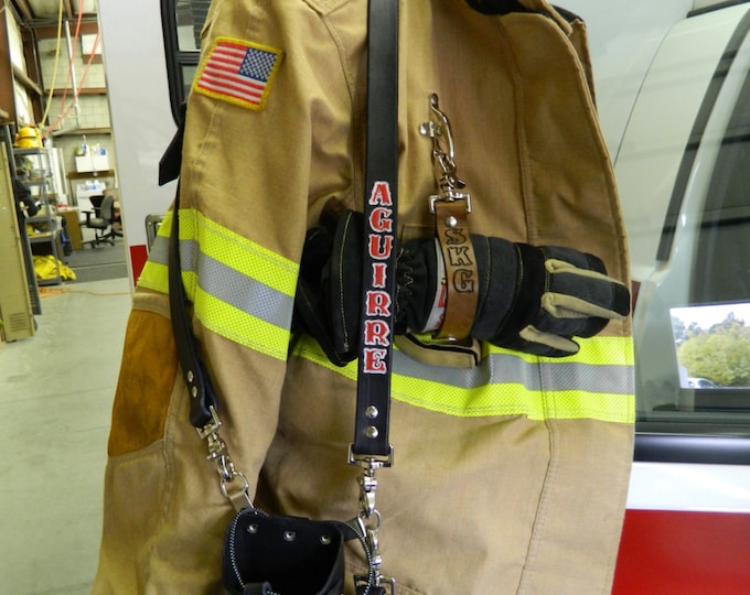 Firefighter Radio Strap/bucket and Glove Tamer Combo, Fire Radio Holder ...
