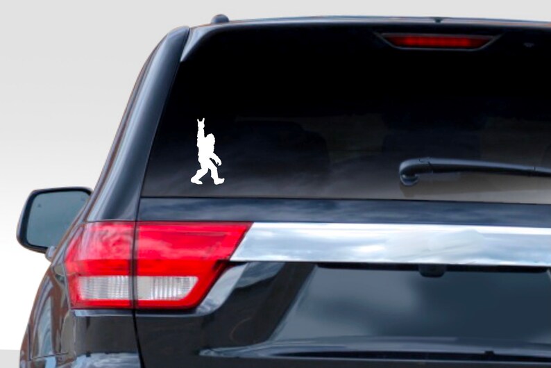 Yeti Sasquatch Big Foot Rock on Sticker - Etsy