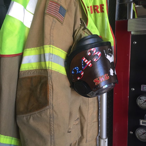 Custom Leather Scba Mask Shield Cover - Etsy