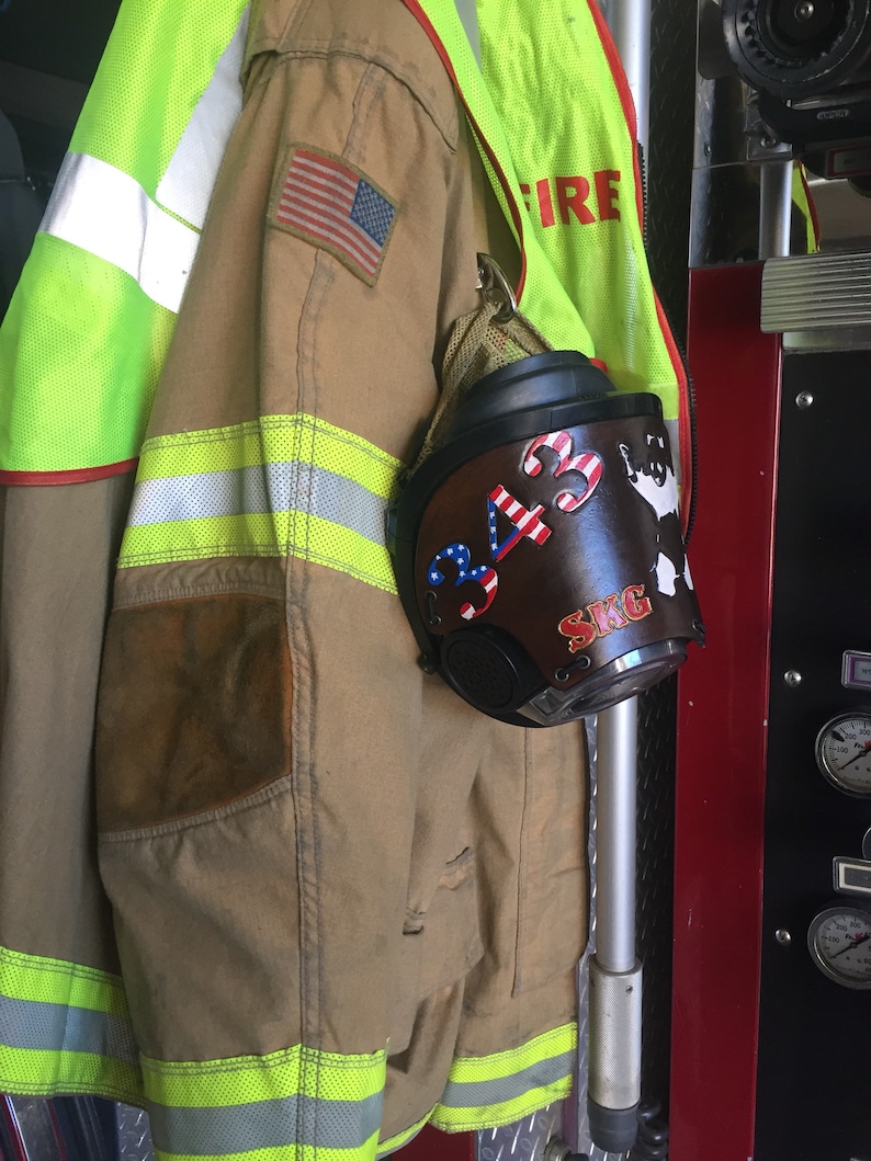 Custom Leather Scba Mask Shield Cover - Etsy