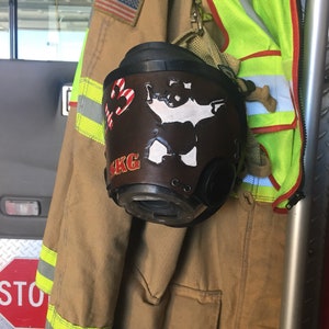 Custom Leather Scba Mask Shield Cover - Etsy