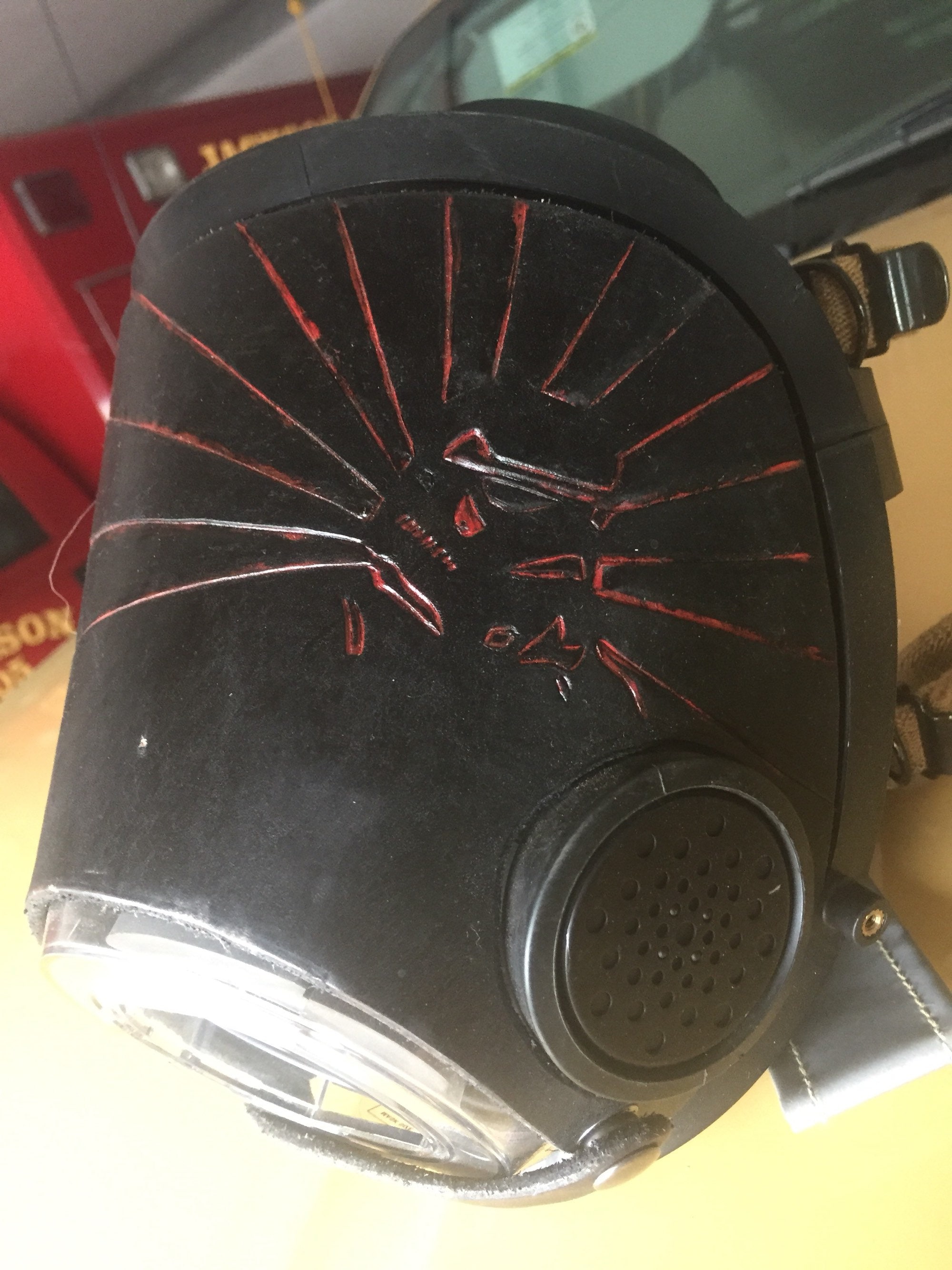 Custom Leather Scba Mask Shield Cover - Etsy Hong Kong