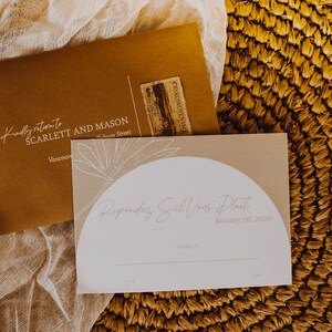 AMANDA | Arch Invitation Suite - Etsy