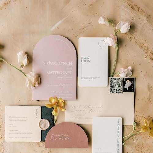 Australian Natives Wedding Invitation Suite Editable Template - Etsy