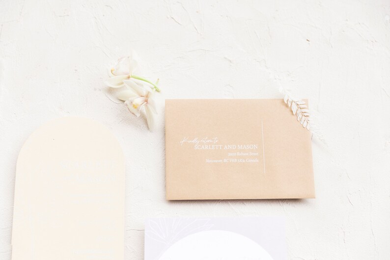 AMANDA Arch Invitation suite | Etsy