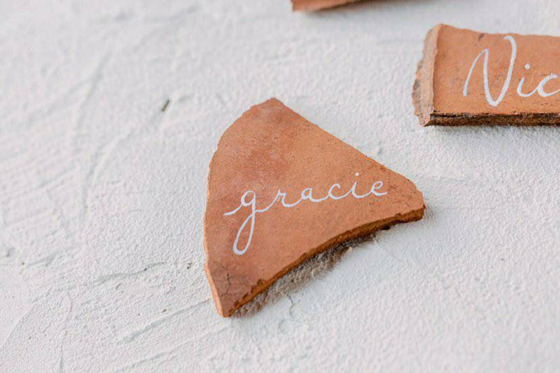 CORA | Terracotta Place Cards - Etsy