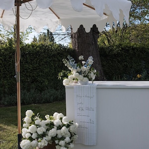 TAHLIA | Linen Bar Sign - Etsy