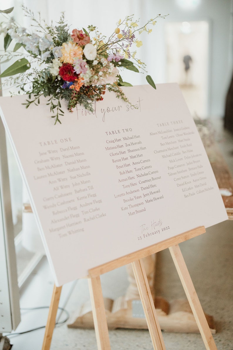 SEATING PLAN - Etsy
