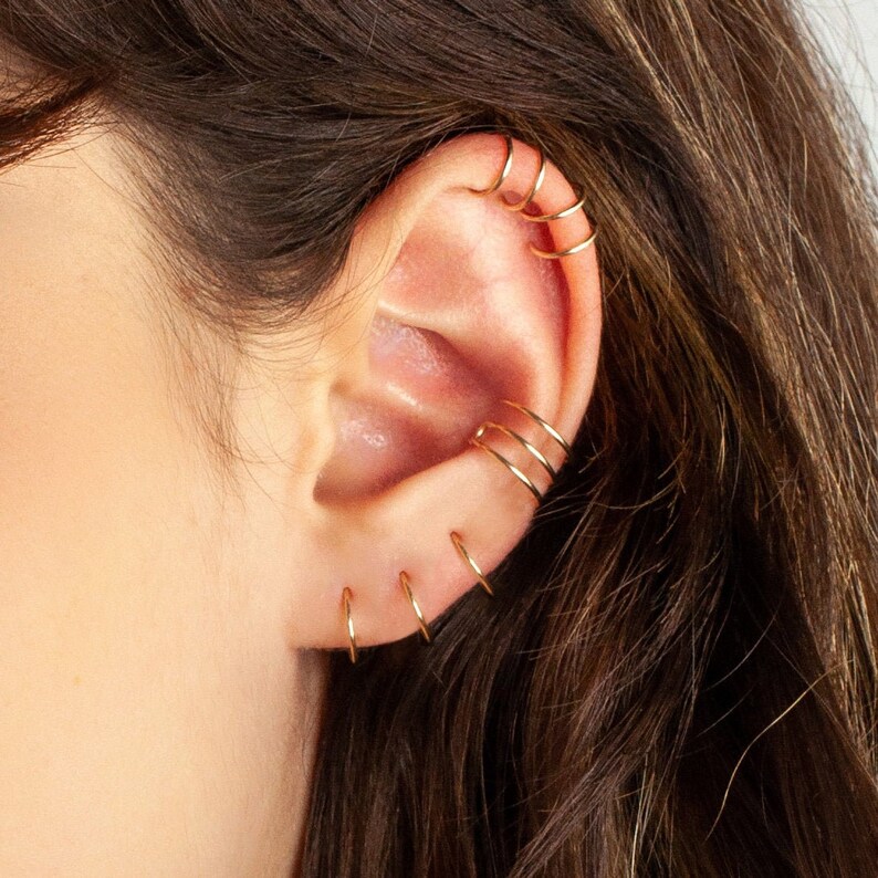 Fake Conch Cuff Ear Cuff Cartilage Cuff Fake Piercing - Etsy