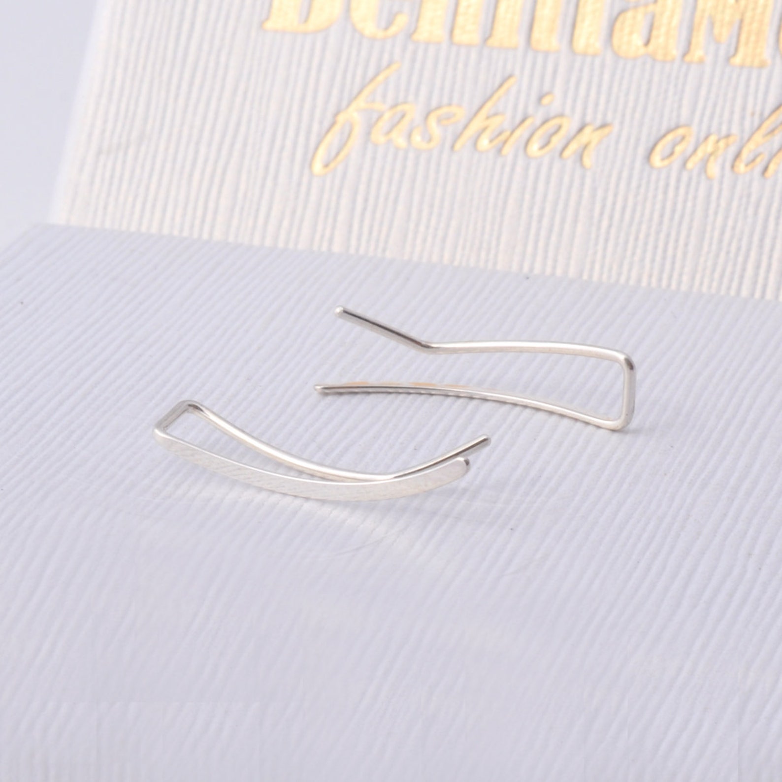 Ear Climbers 20mm Sleek Ear Pins 14k Gold Filled Smooth - Etsy UK