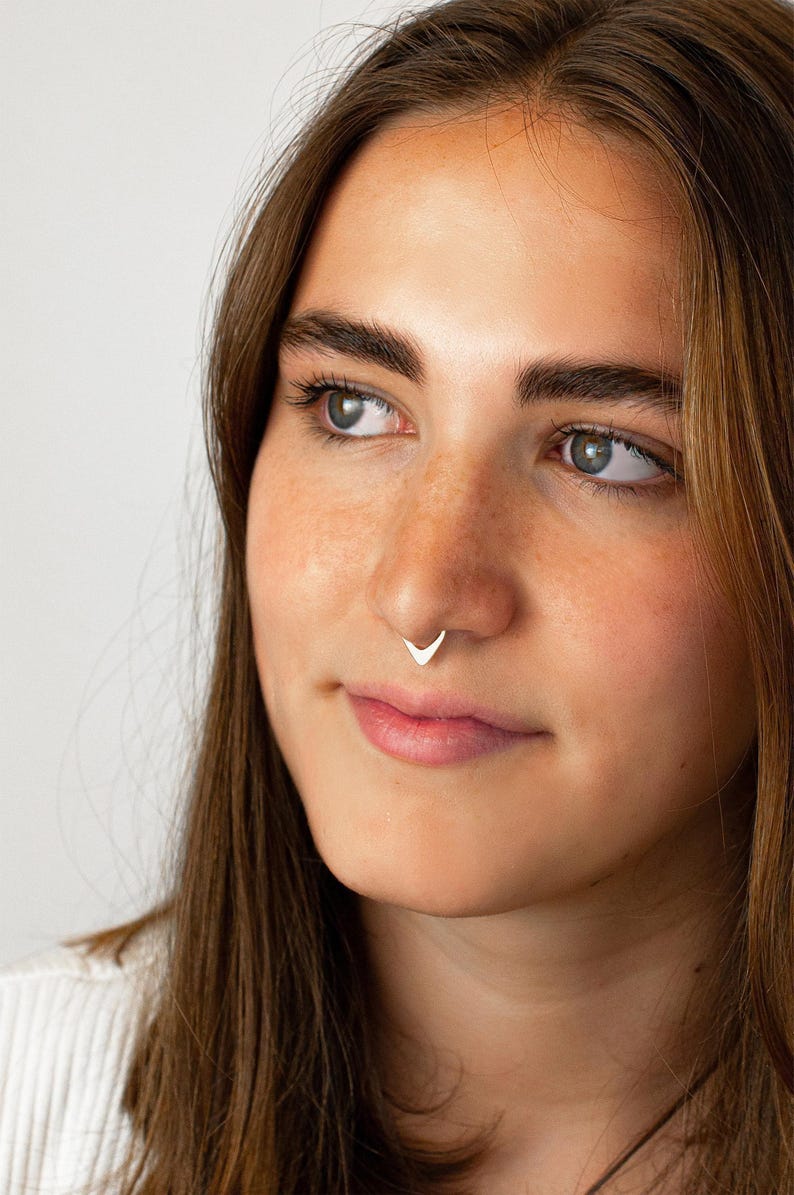 Birthday Gift, Clip on Septum Ring for Non Pierced Septum No Piercing ...