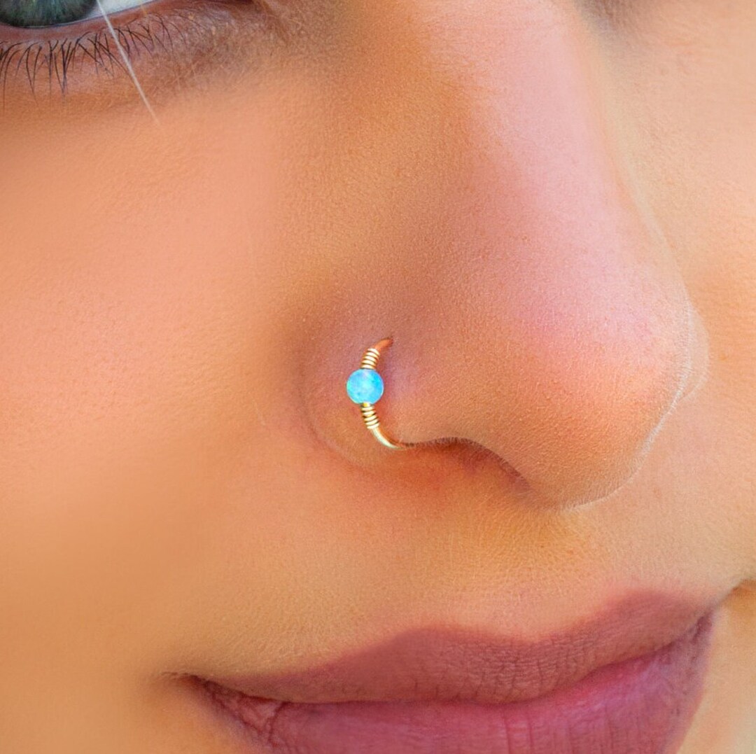Nose Ring, Cute Tiny Nose Hoop - Etsy