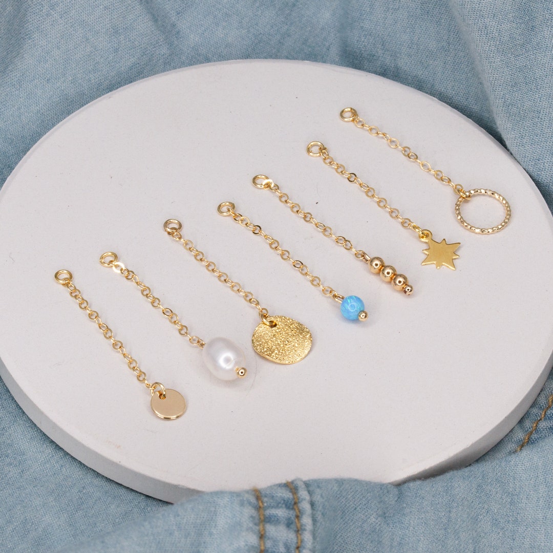 Earring Chain Attachment Charm, Earring Back Chain Dangle, Dangling ...