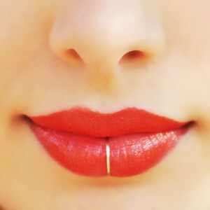 Lip Cuff, Lip Ring Fake, No Piercing Needed, Labret Jewelry, Faux Lip ...