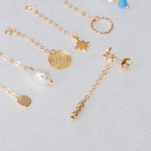 Earring Chain Attachment Charm, Earring Back Chain Dangle, Dangling ...