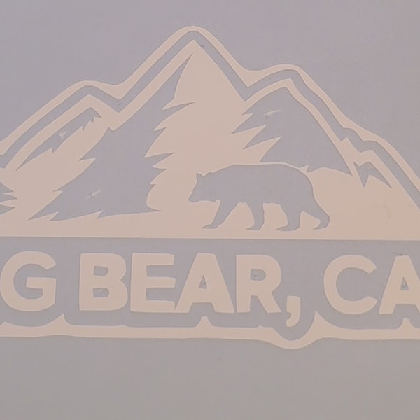 Big Bear Decal - Etsy