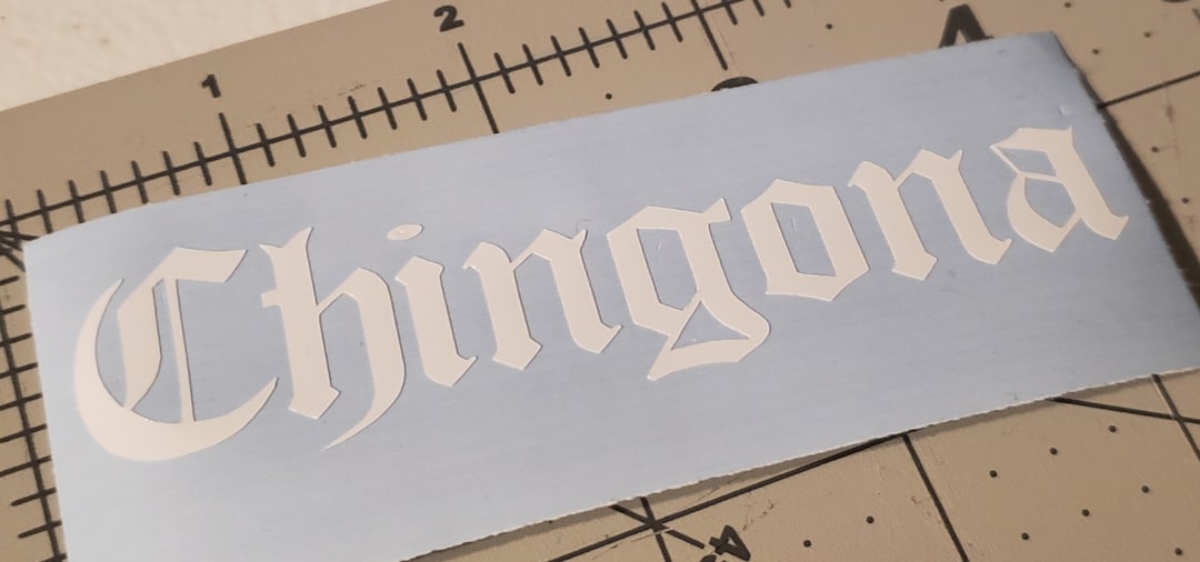 Chingona Vinyl Decal Sticker Car Window Laptop Cup - Etsy