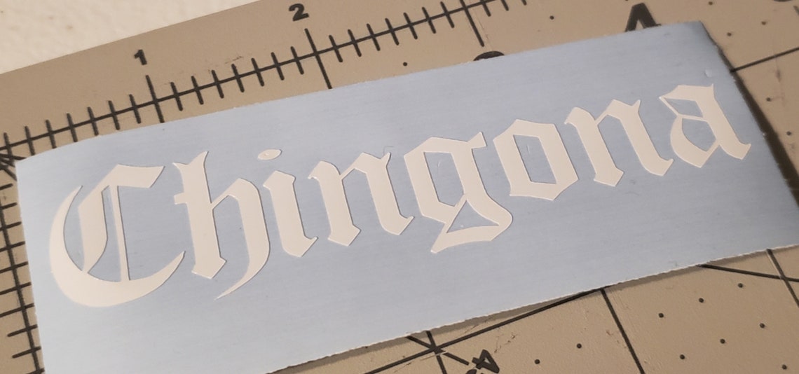 Chingona Vinyl Decal Sticker Car Window Laptop Cup - Etsy