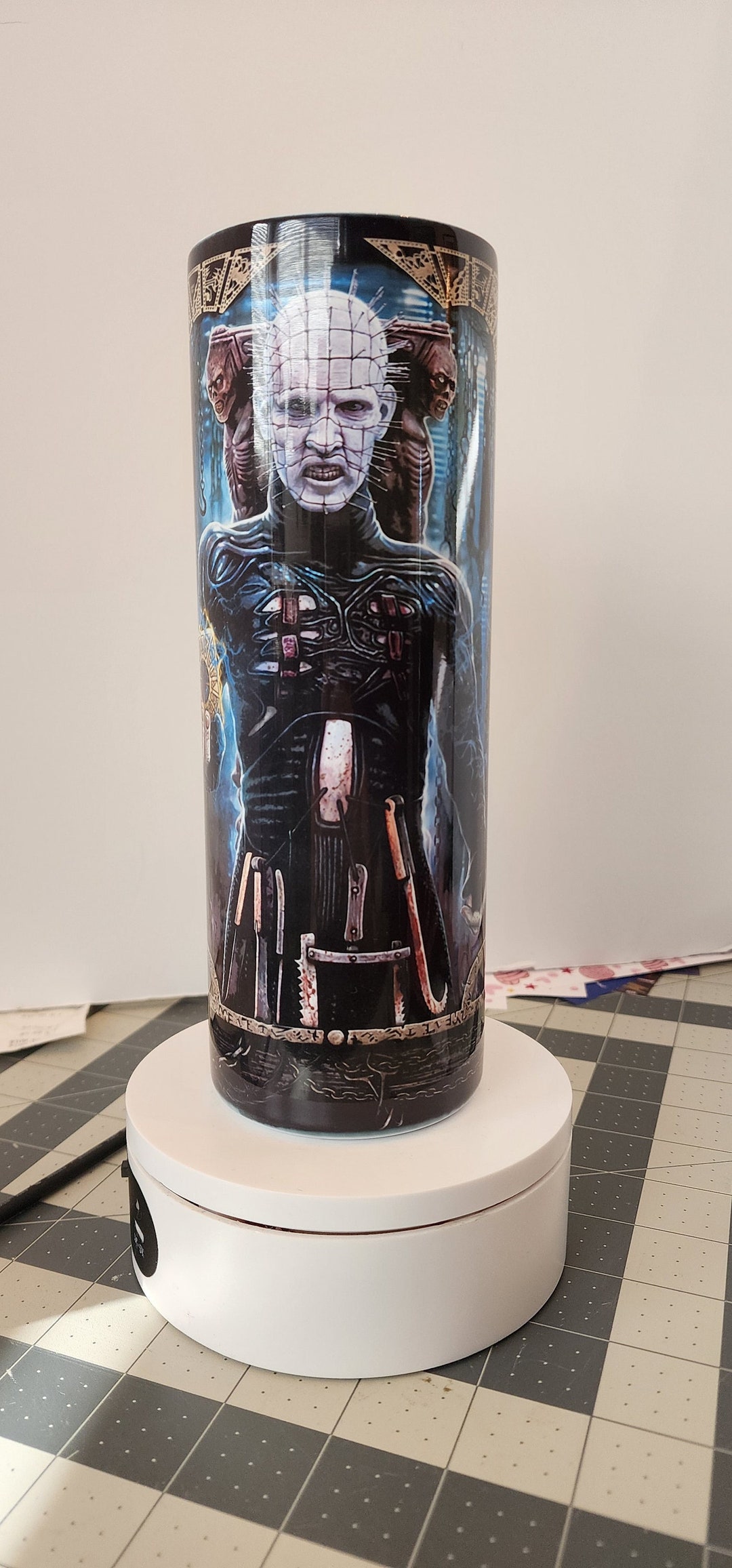 Hellraiser Pinhead Halloween 20 Oz Stainless Steel Tumbler Cup - Etsy