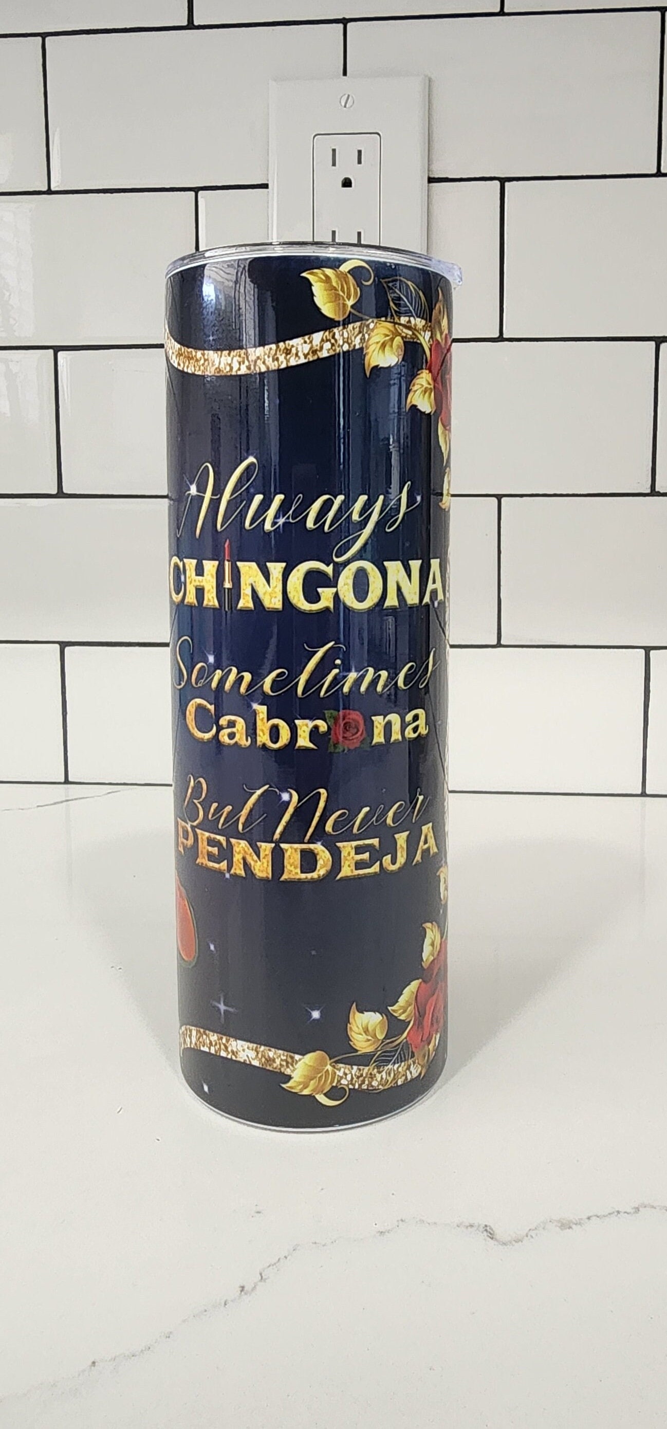 Chingona Rosie the Riveter Latina Chicana Tattoo 20 Oz - Etsy