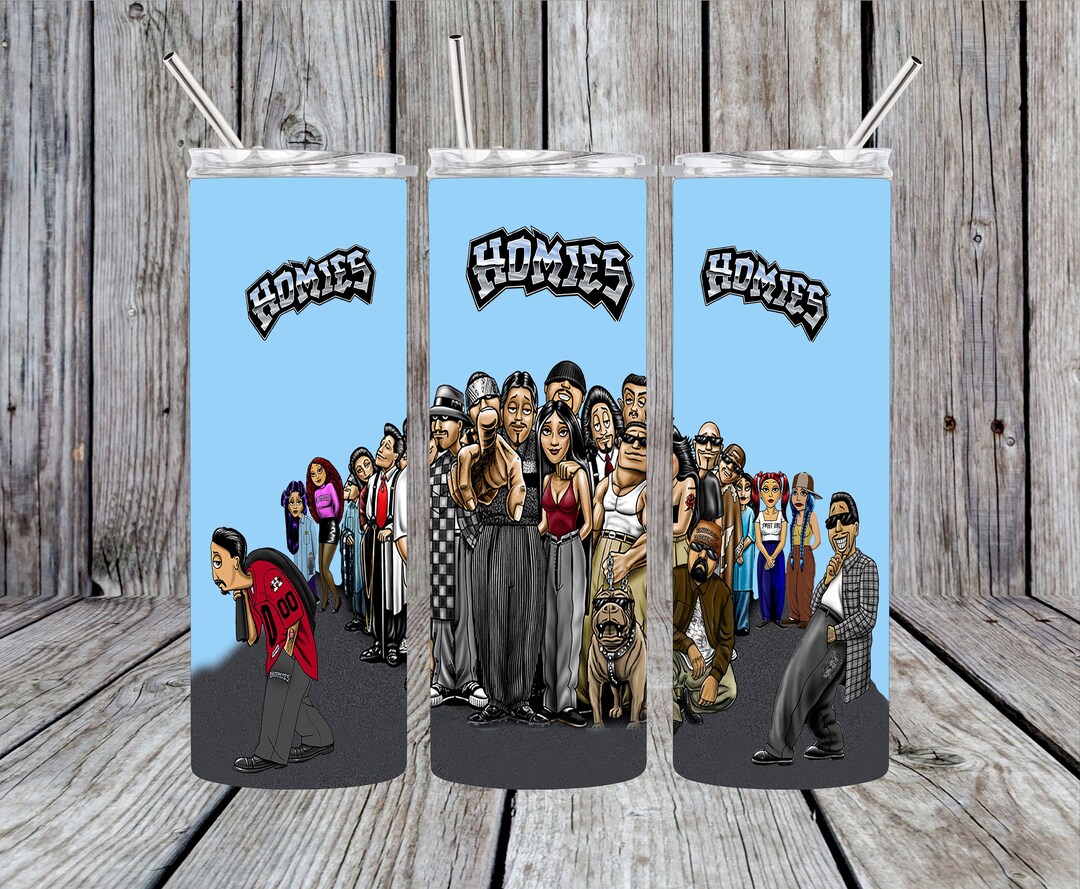 Homies Chicano Chicana Latino Lowrider 20 Oz Stainless Steel Tumbler ...