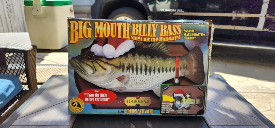 Vintage Gemmy Big Mouth Billy Bass Christmas Fish - Etsy