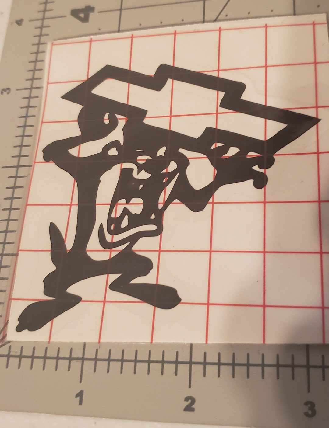 Looney Tunes Taz Chevy Chevrolet Bowtie Vinyl Decal Sticker Window ...