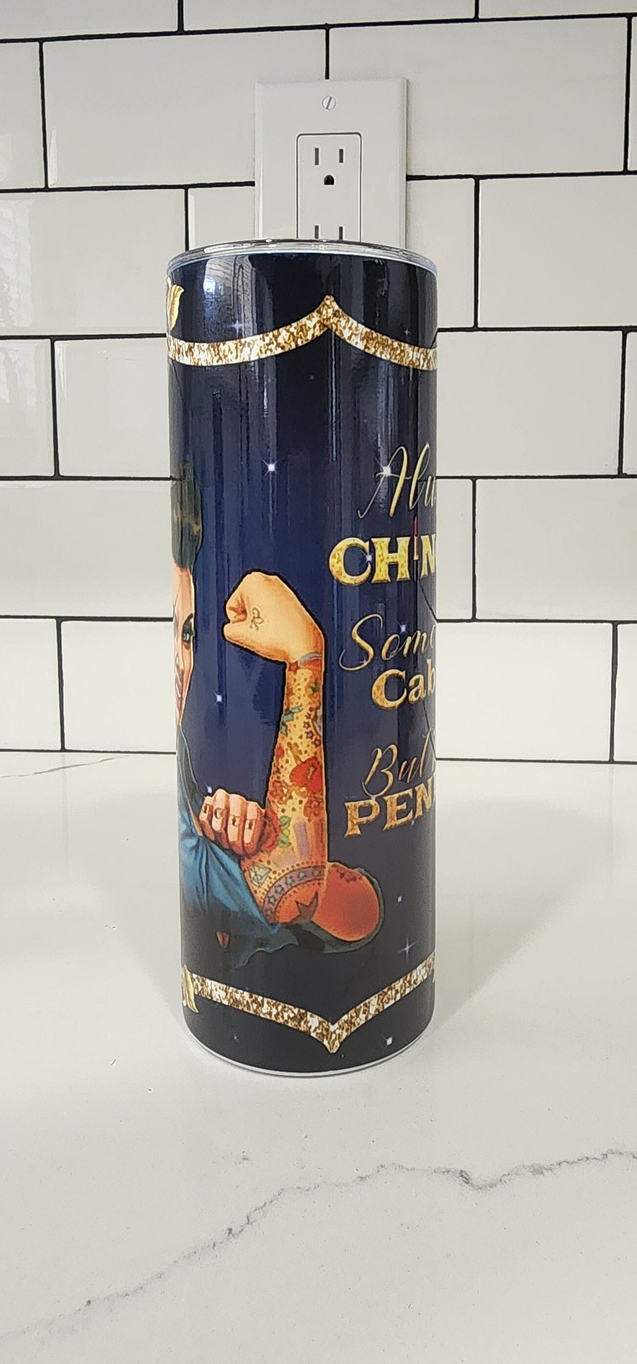 Chingona Rosie the Riveter Latina Chicana Tattoo 20 Oz - Etsy