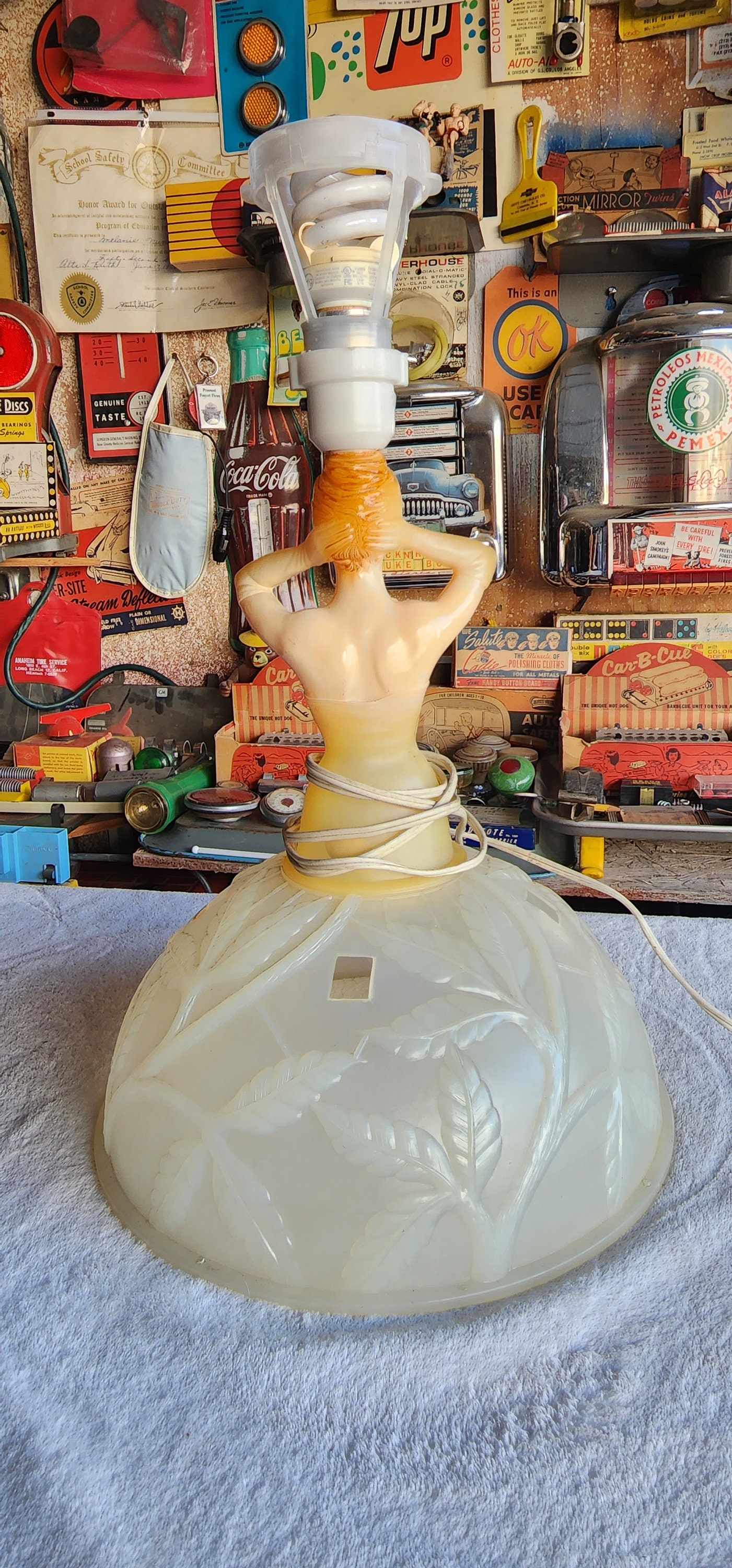 Vintage Pinup Girl Lamp 1950s 50s Mid Century - Etsy