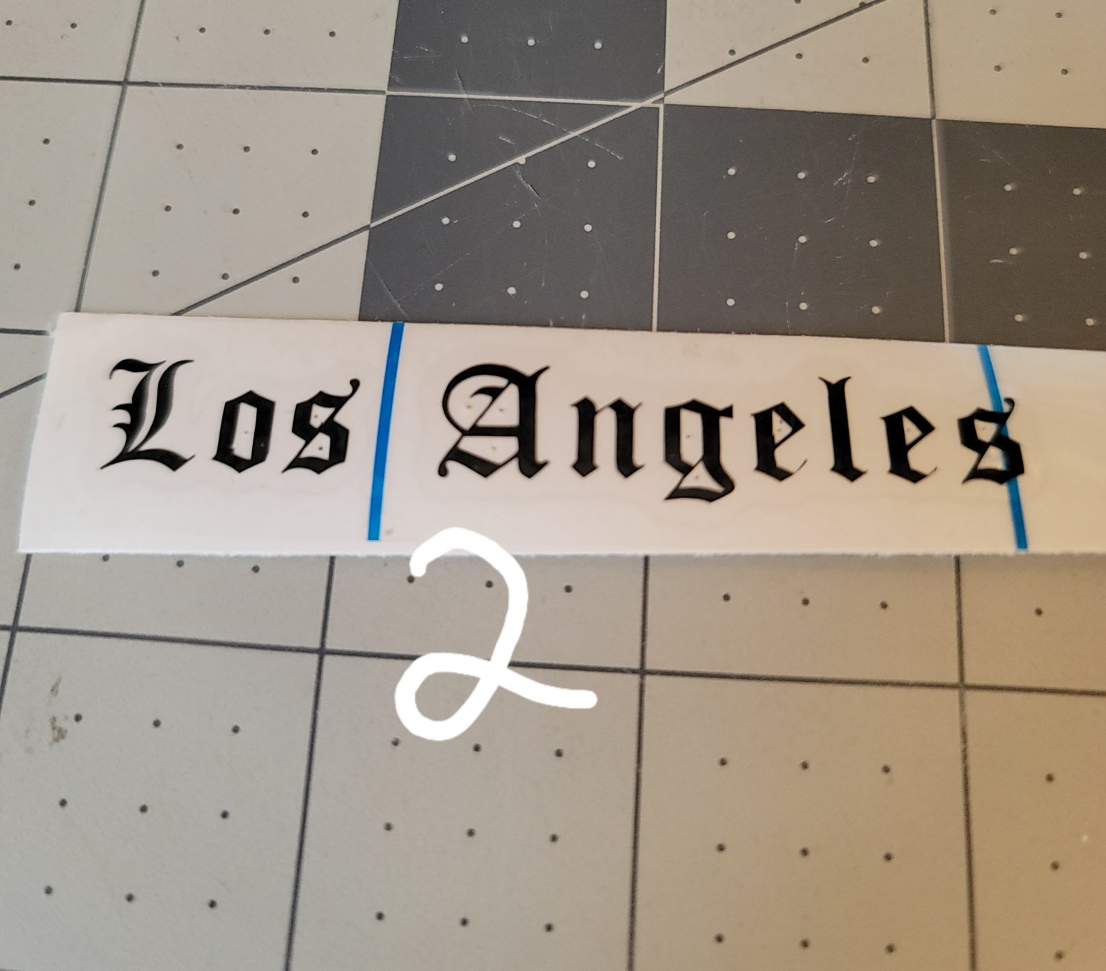 Los Angeles Script LA Old English Old School Writing for - Etsy