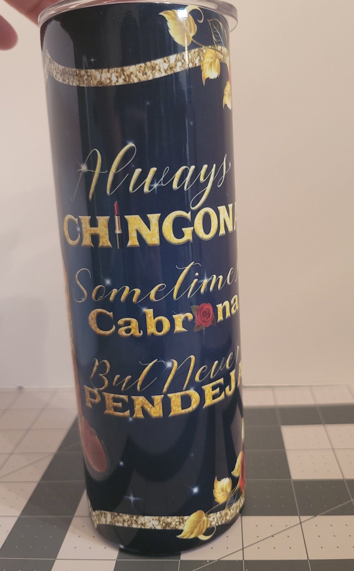 Chingona Rosie the Riveter Latina Chicana Tattoo 20 Oz - Etsy