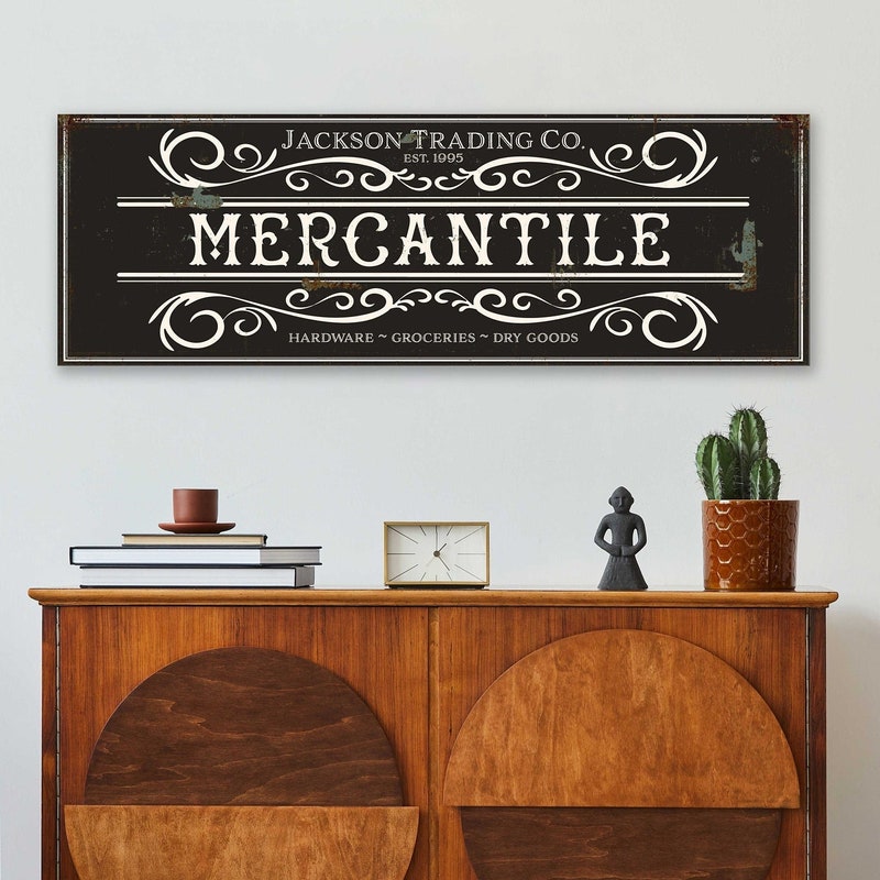 Mercantile Sign - Etsy