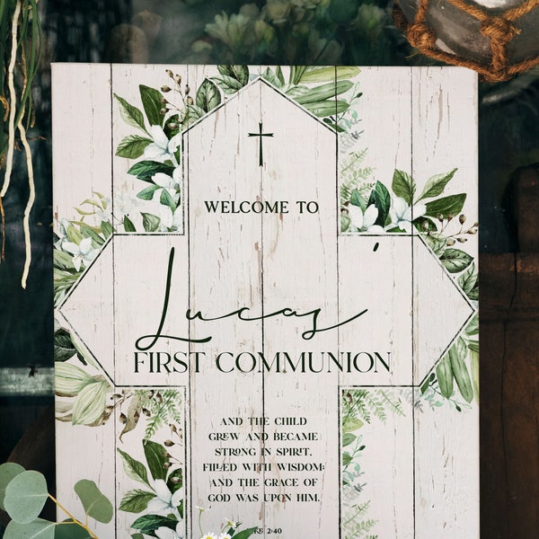 1st Holy Communion Poster - Etsy