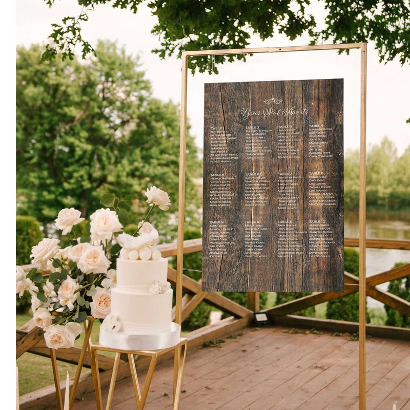 Wedding Seating Chart Board - Etsy