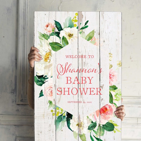 Personalized Baby Shower Signs - Etsy