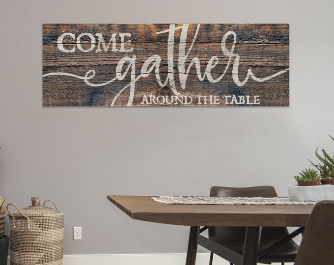 Come Gather at Our Table - Etsy