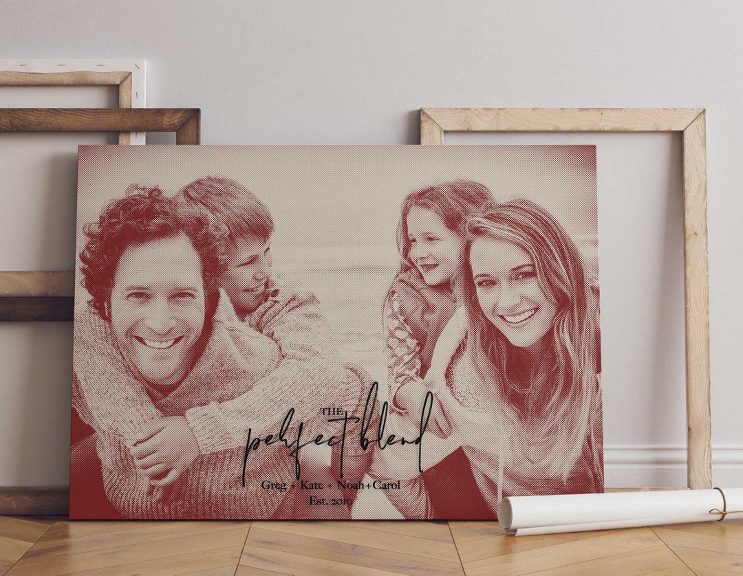 Personalized Family Portraits, Custom Family Illustration, Anniversary ...