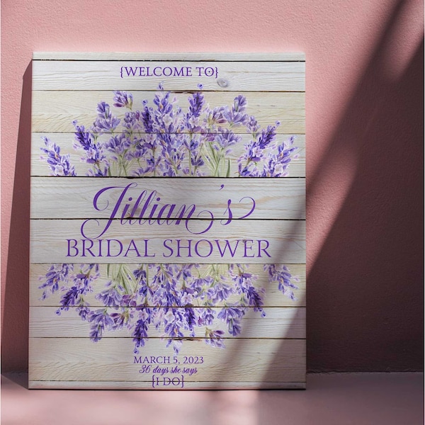 Wedding Shower Poster Sign - Etsy