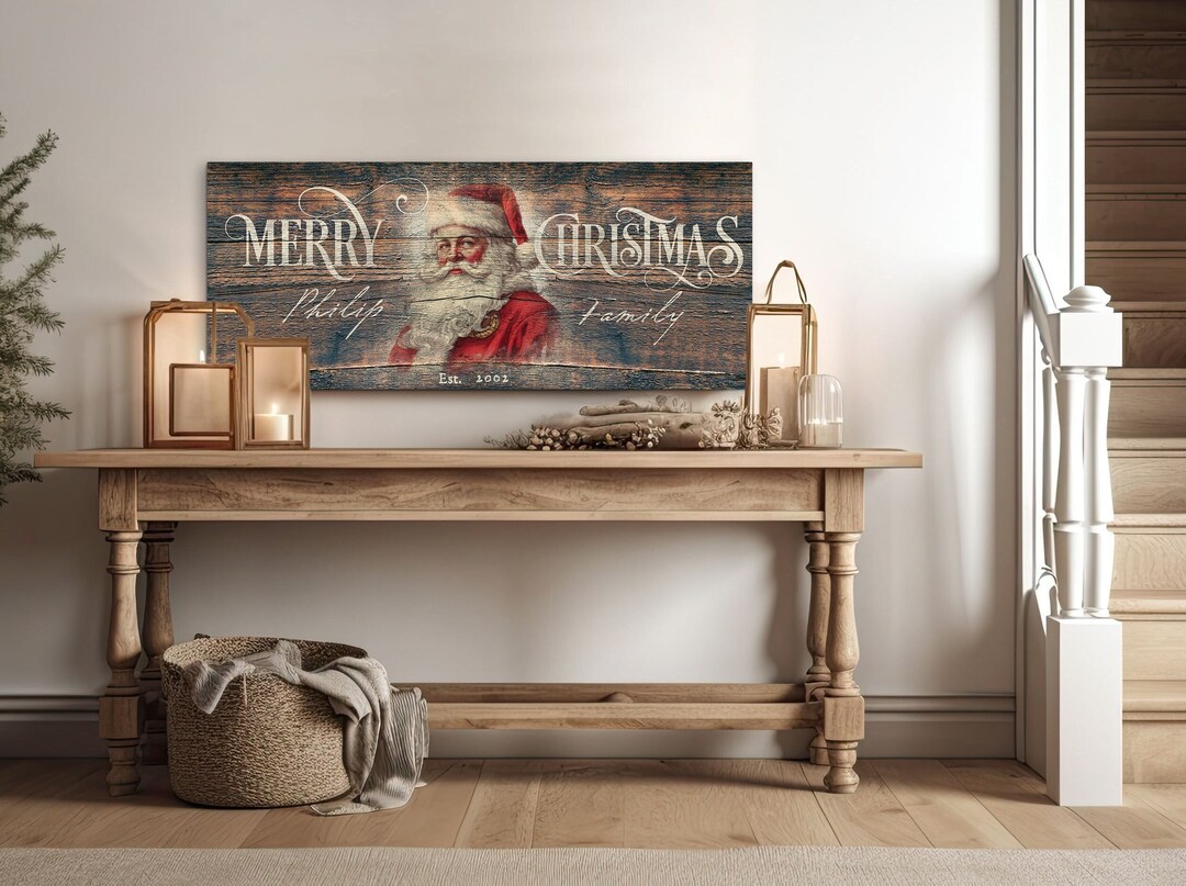 Holiday Decor, Christmas Sign for Fireplace Mantel, Home Decor Gift ...