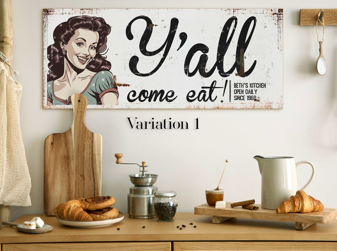 Mothers Day Gift for Grandma, Country Kitchen Signs, Hosting Decor ...