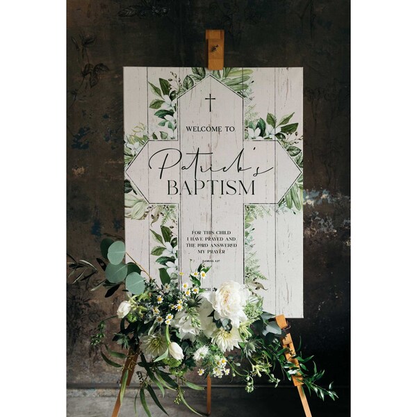 Baptism Sign - Etsy